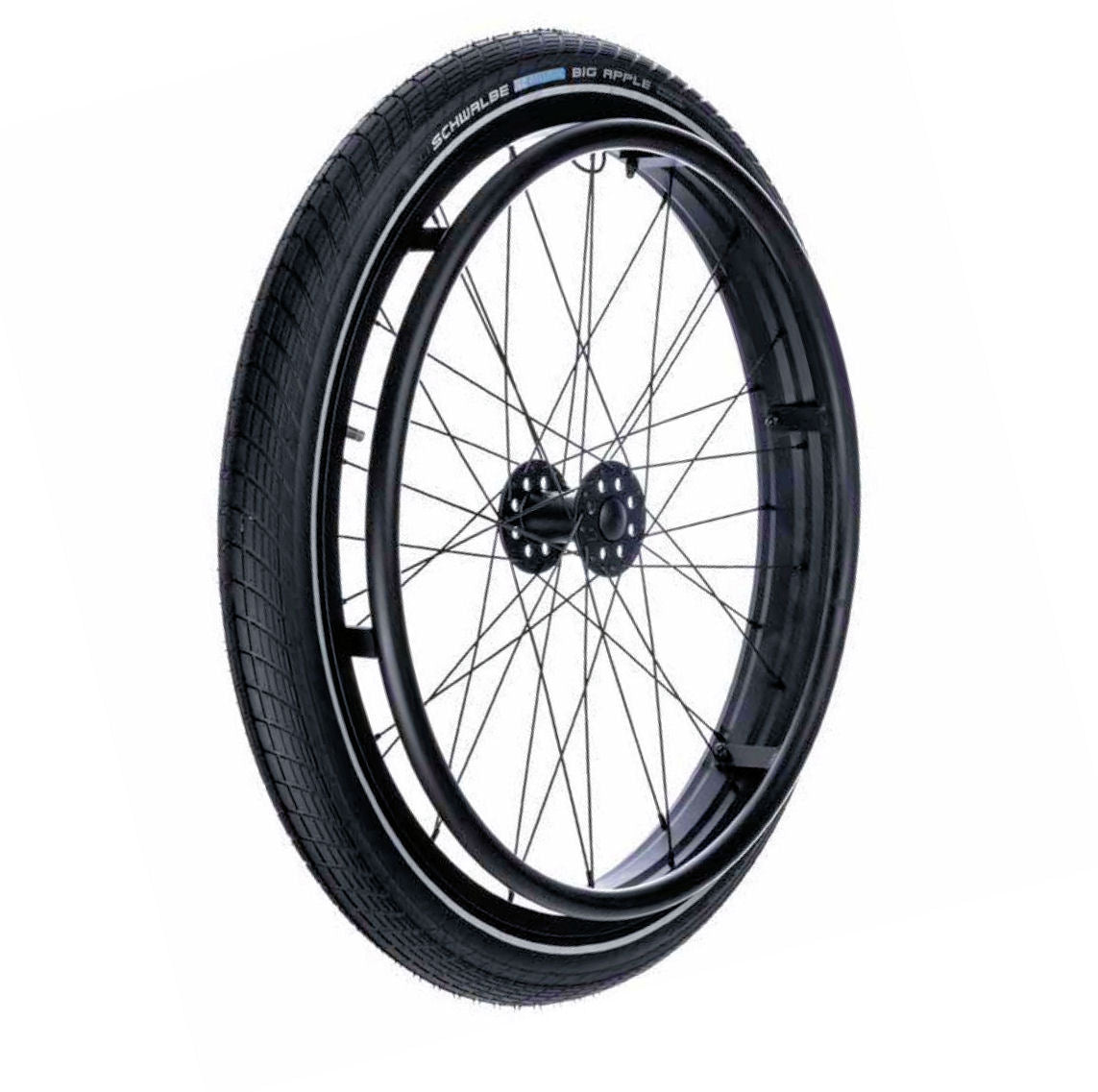Omobic off-road on-road Buddy Wheelchair 24 Inch Wheels – Max Wheelchairs